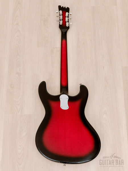2000s Mosrite USA Ventures Model Mark I 1964 Vintage Reissue Red Sunbu – Mike & Mike's Guitar Bar