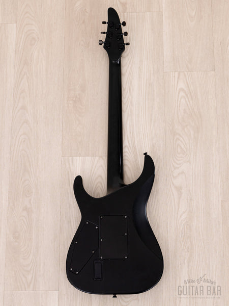 1995 ESP Custom Shop Horizon-Custom SSH Superstrat Black Satin w/ Floy – Mike & Mike's Guitar Bar