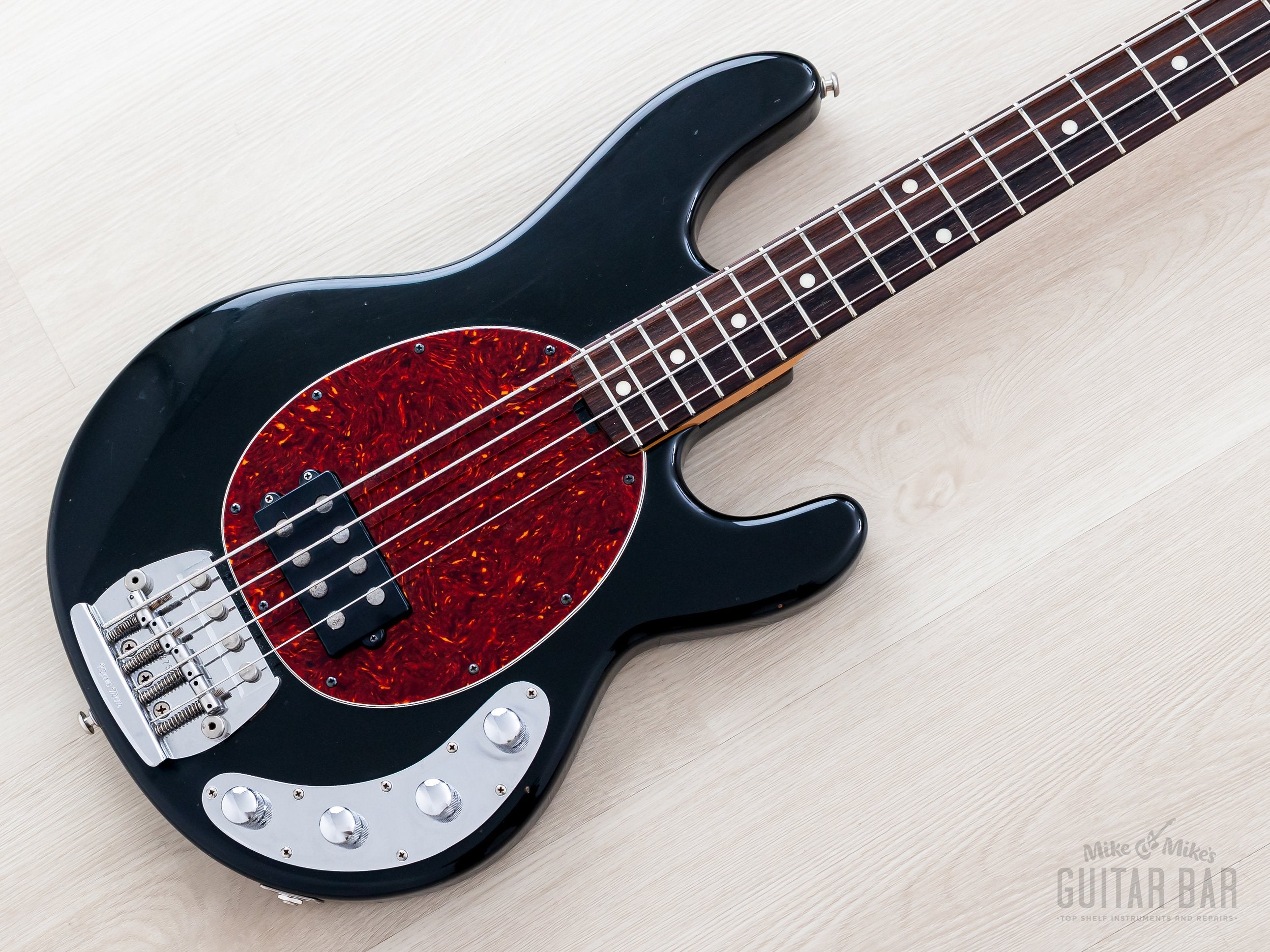 1988 Ernie Ball Music Man StingRay 4 H Black, 100% Original w/ Case