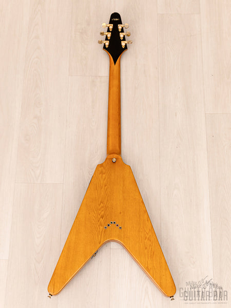 1978 Greco FV-900 Flying V Vintage Guitar Natural w/ Case, Japan Fujig ...