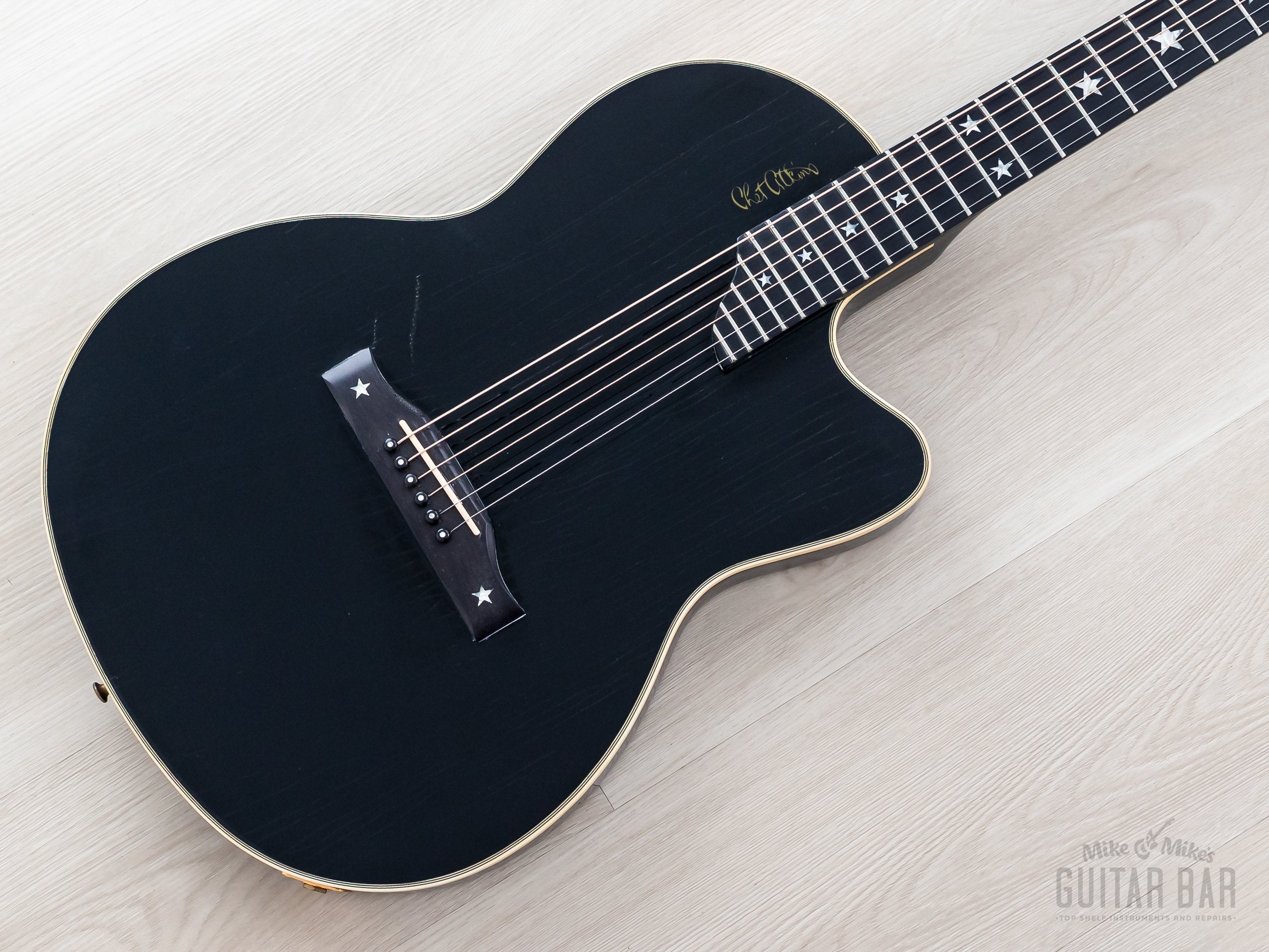 1997 Gibson Chet Atkins SST Ebony Acoustic Electric Steel String Guita