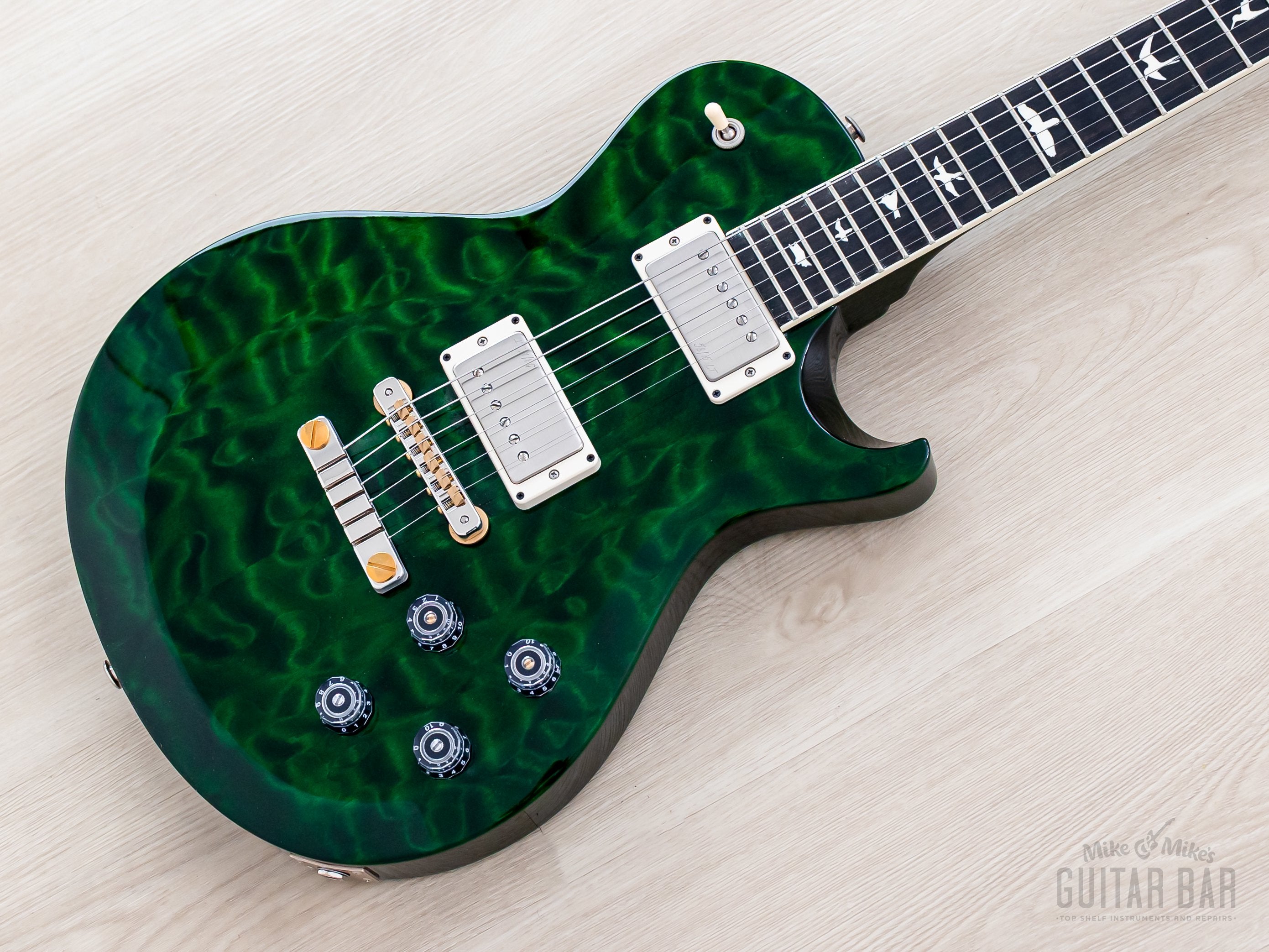 Paul Reed Smith S2 Wood Library McCarty 594 Singlecut Emerald w/ Ebony