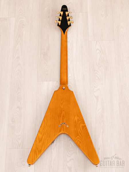 1977 Greco FV-900 Flying V Vintage Guitar Natural, Near-Mint w/ Case ...