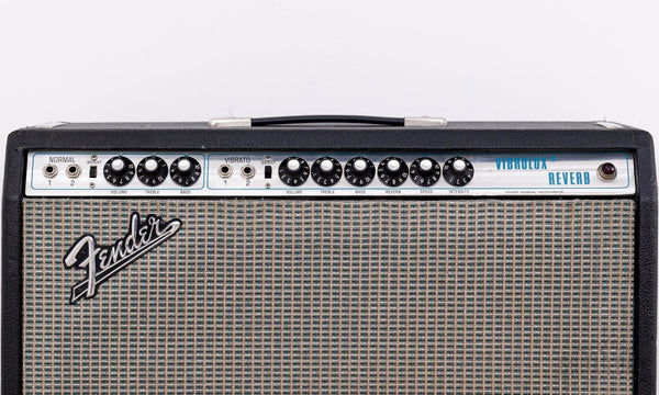 1971 Fender Vibrolux Reverb Silverface Vintage Tube Amp 2x10 w/ Oxford ...