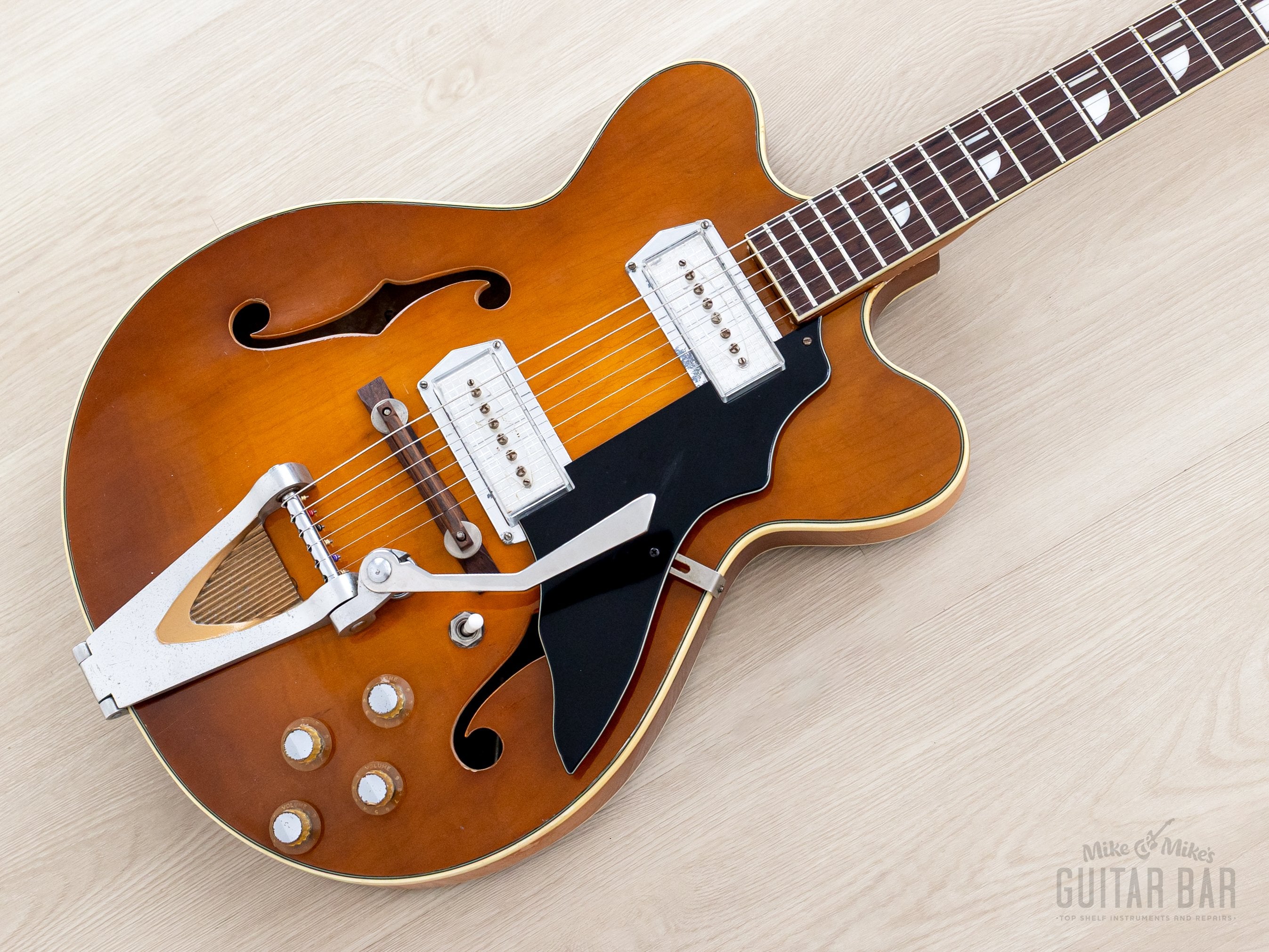 1960s Kay Jazz II Old Kraftsman-Branded Vintage Hollowbody Electric Gu