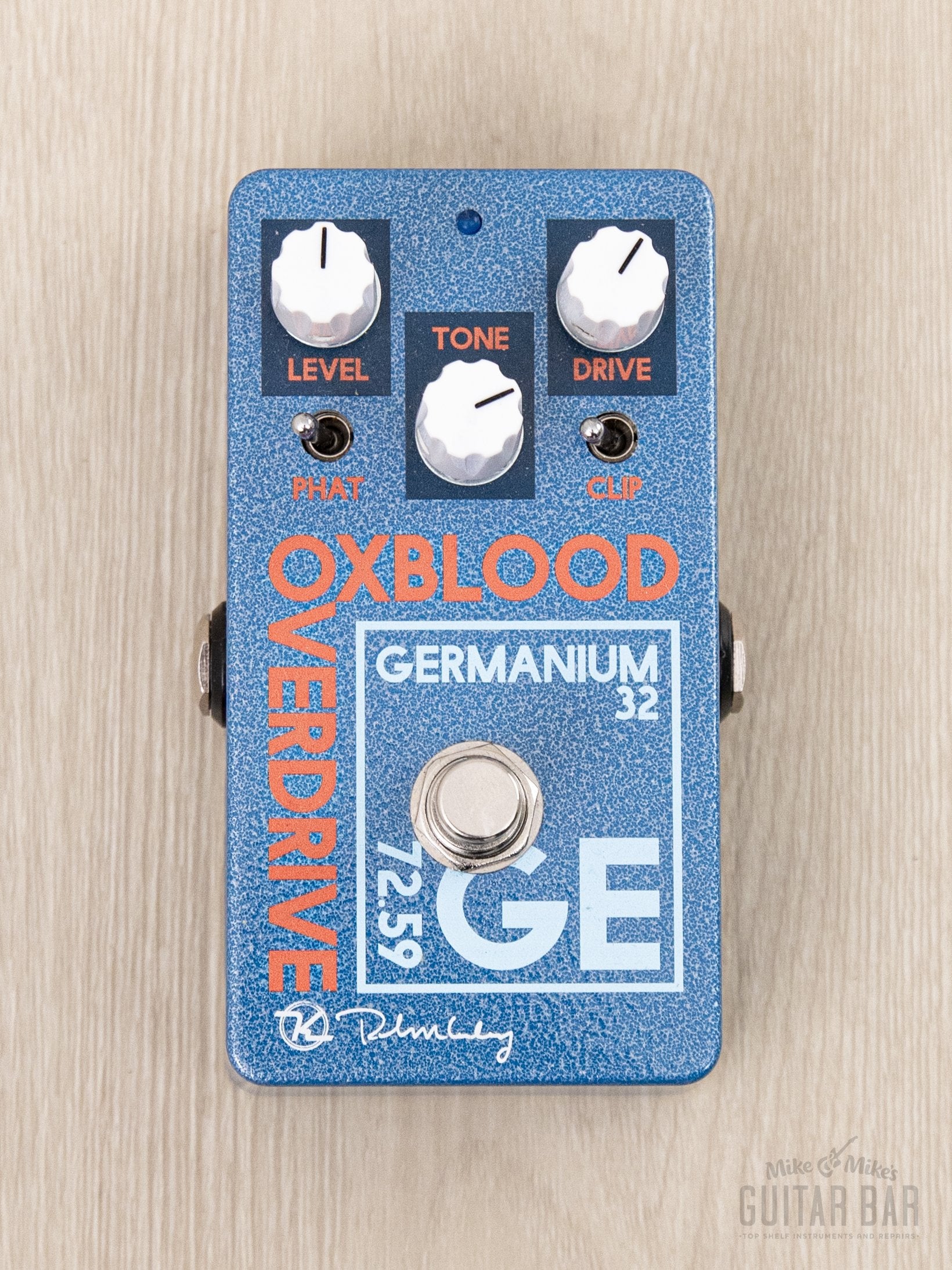 2017 Keeley Oxblood Germanium Overdrive Guitar Effects Pedal
