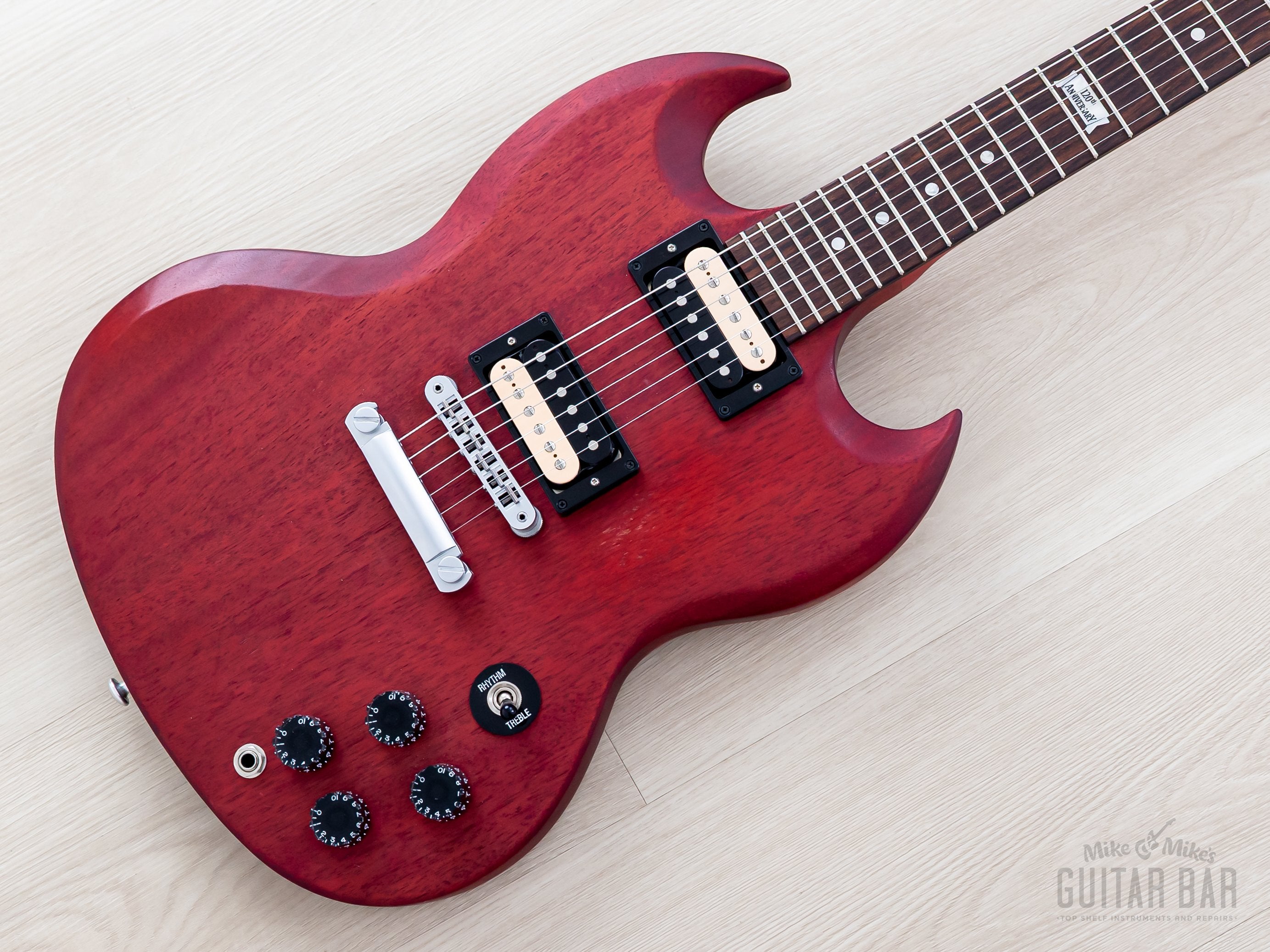 2014 Gibson SGJ 120th Anniversary Satin Cherry Near-Mint w/ '61 Zebra