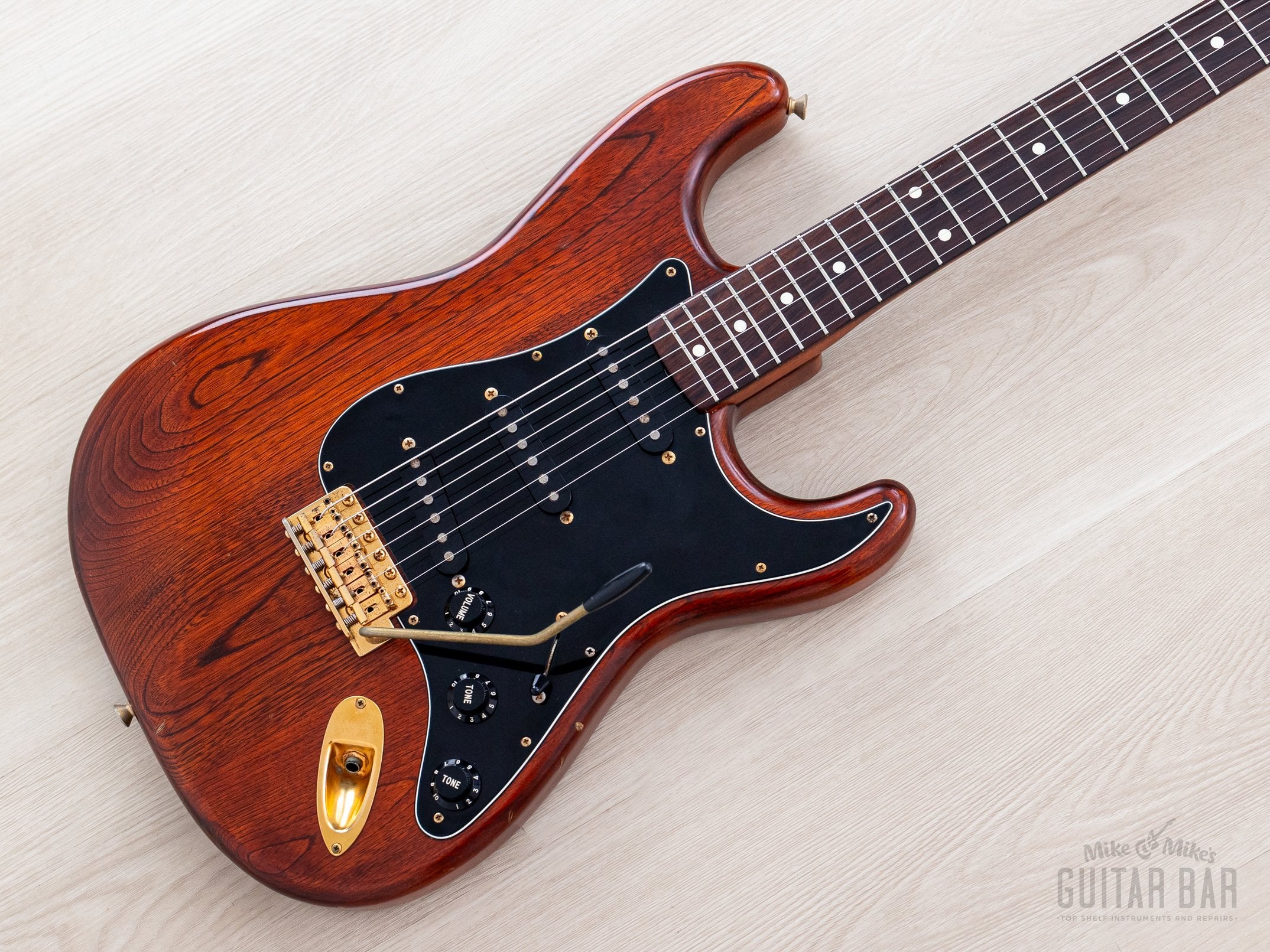 1992 Fender Stratocaster Order Made Walnut Satin Nitro Lacquer w/ Gold