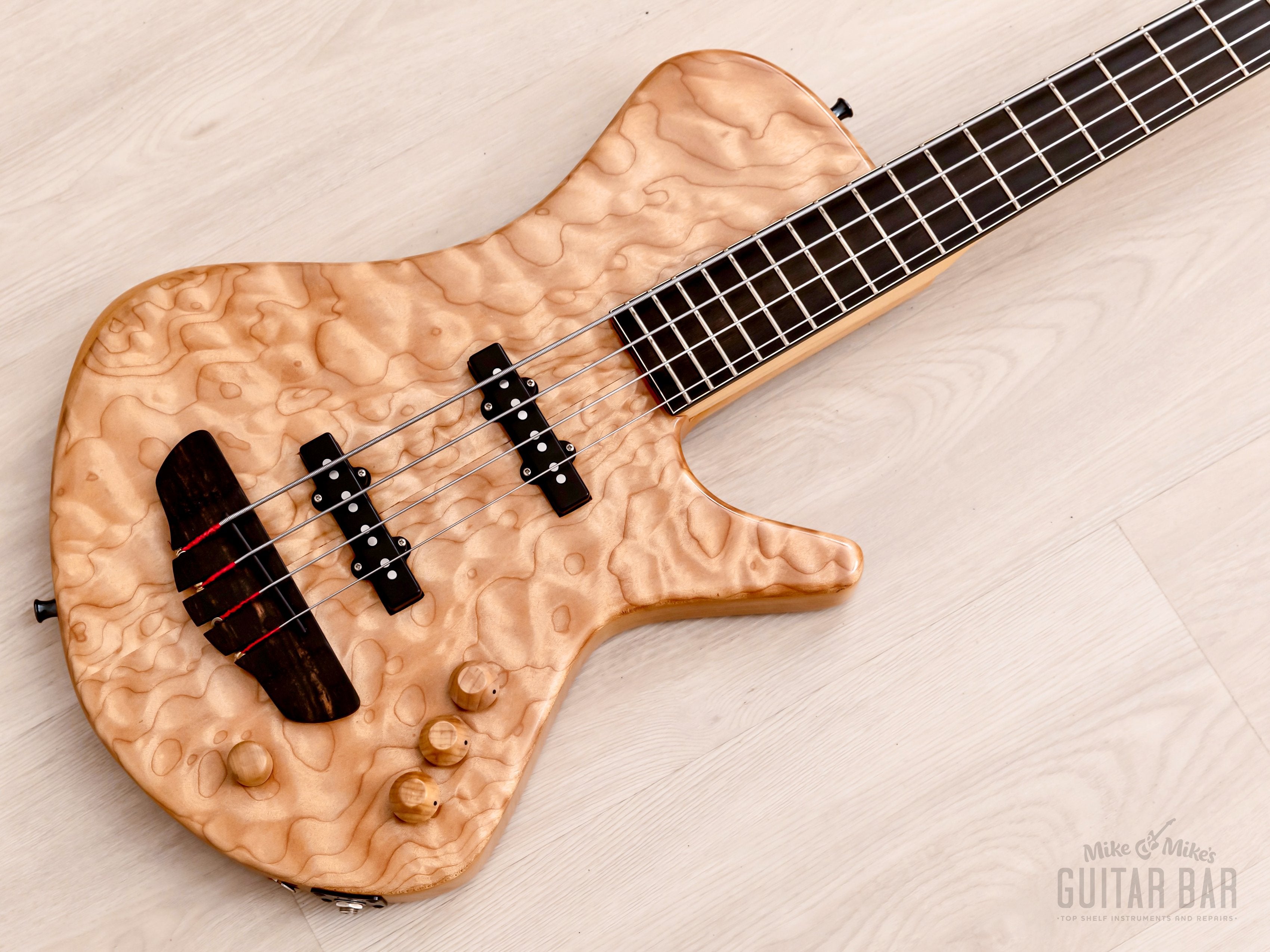 2008 Bright Guitars Pelican Custom Bass w/ Nordstrand J Pickups & Fish