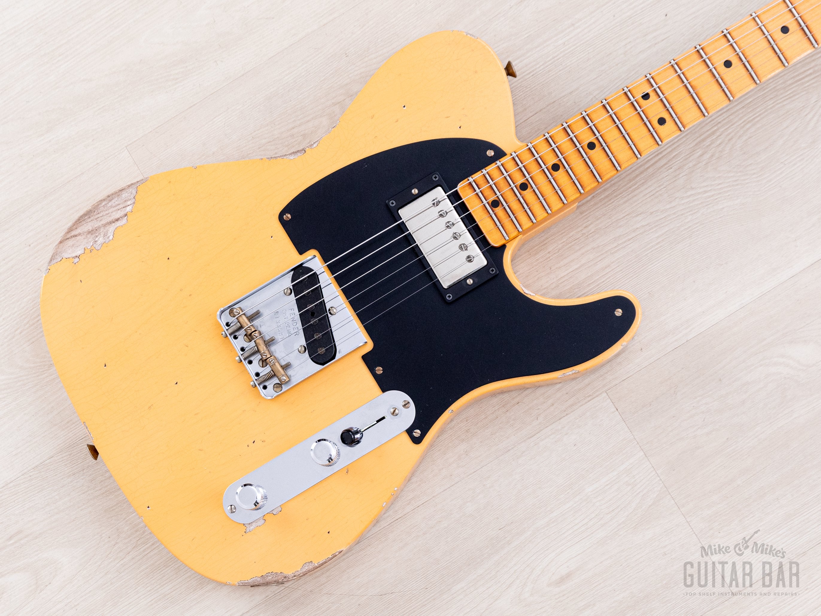 Fender Custom Shop Limited '51 Telecaster HS Blackguard Relic w/ Humbu